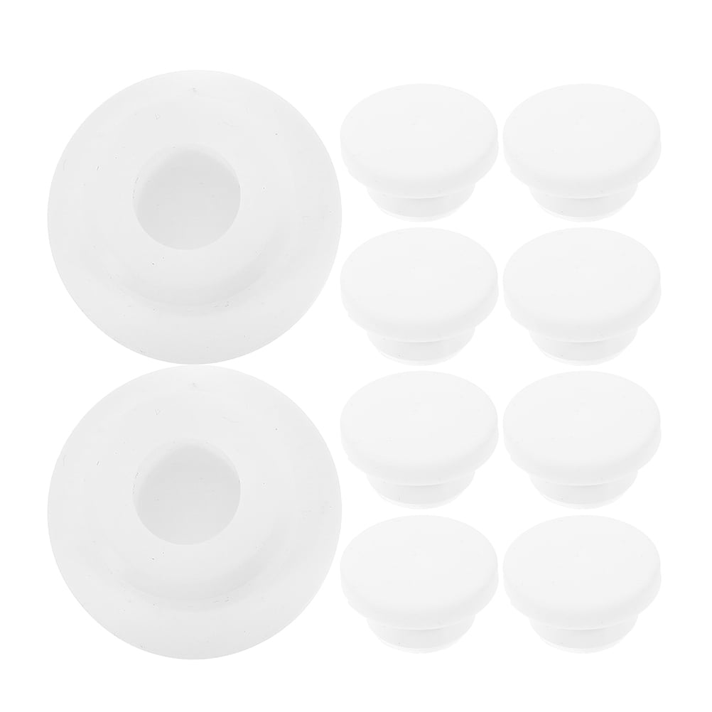 RENACLIPY tub drain stopper Overflow Drain Caps White Plastic for ...