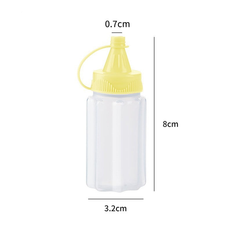 LEXSOMEO 12pc Mini Condiment Squeeze Bottles Sauces Bottle Ketchup ...