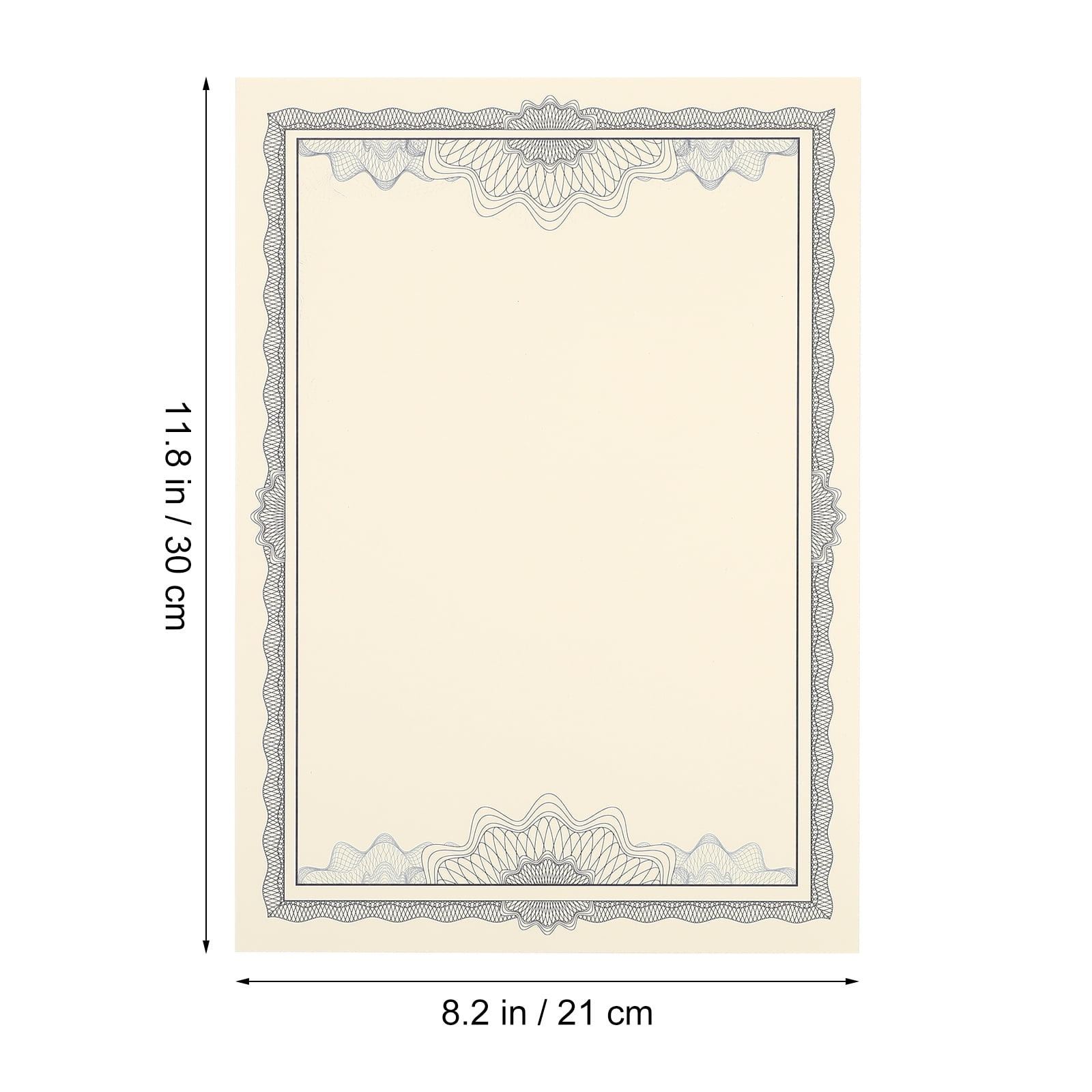 A4 Size Blank Certificate Designs