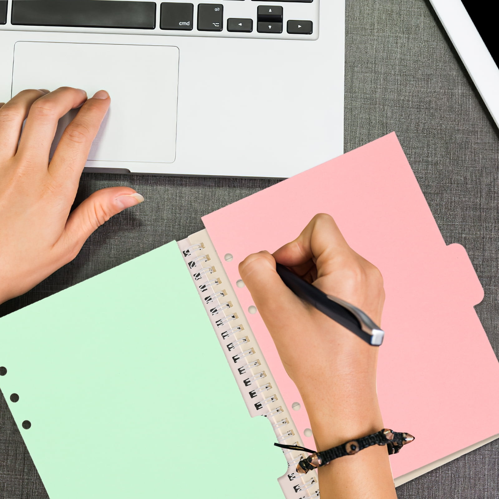 LEXSOMEO 15Pcs Daily Use Binder Dividers Office Binder Tabs Household ...