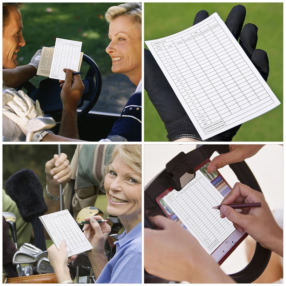LEXSOMEO 15pcs Golf Score Sheet Golf Score Record Book Golf Scorecards ...