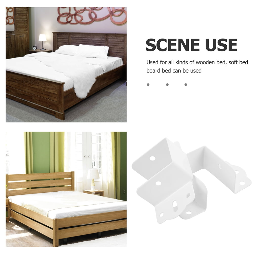 LEXSOMEO 16pcs Replacement Bed Rail Fasteners Bed Rail Brackets Bed ...