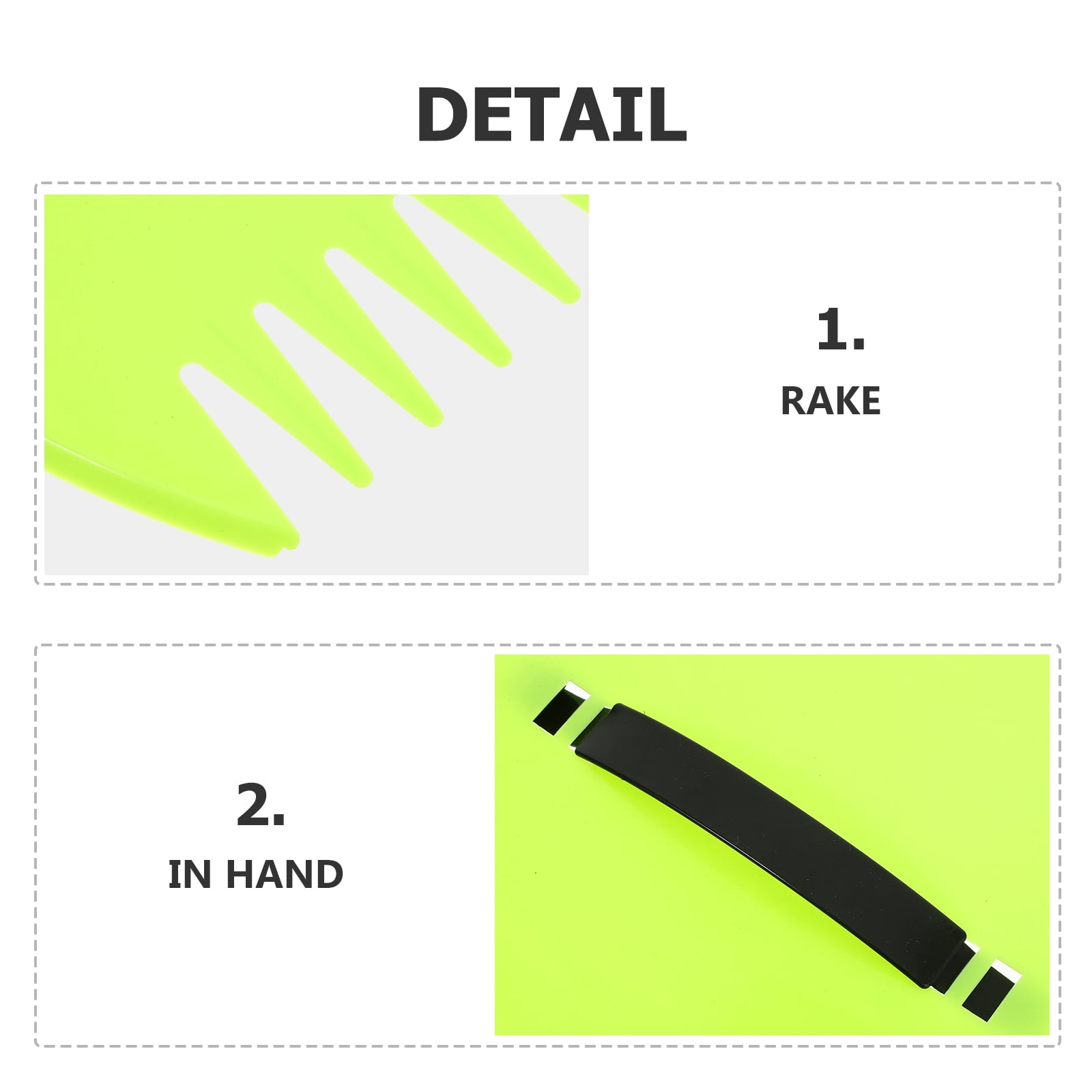 LEXSOMEO 2 Pairs Of Leaf Rake For Yard Garden Leaf Grabber Hand Rakes ...