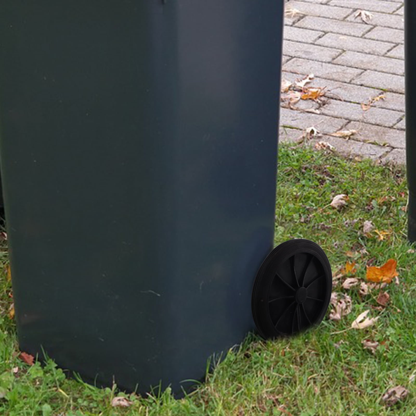 LEXSOMEO 2 Pcs Garbage Can Wheels Trash Can Wheels Garbage Can ...