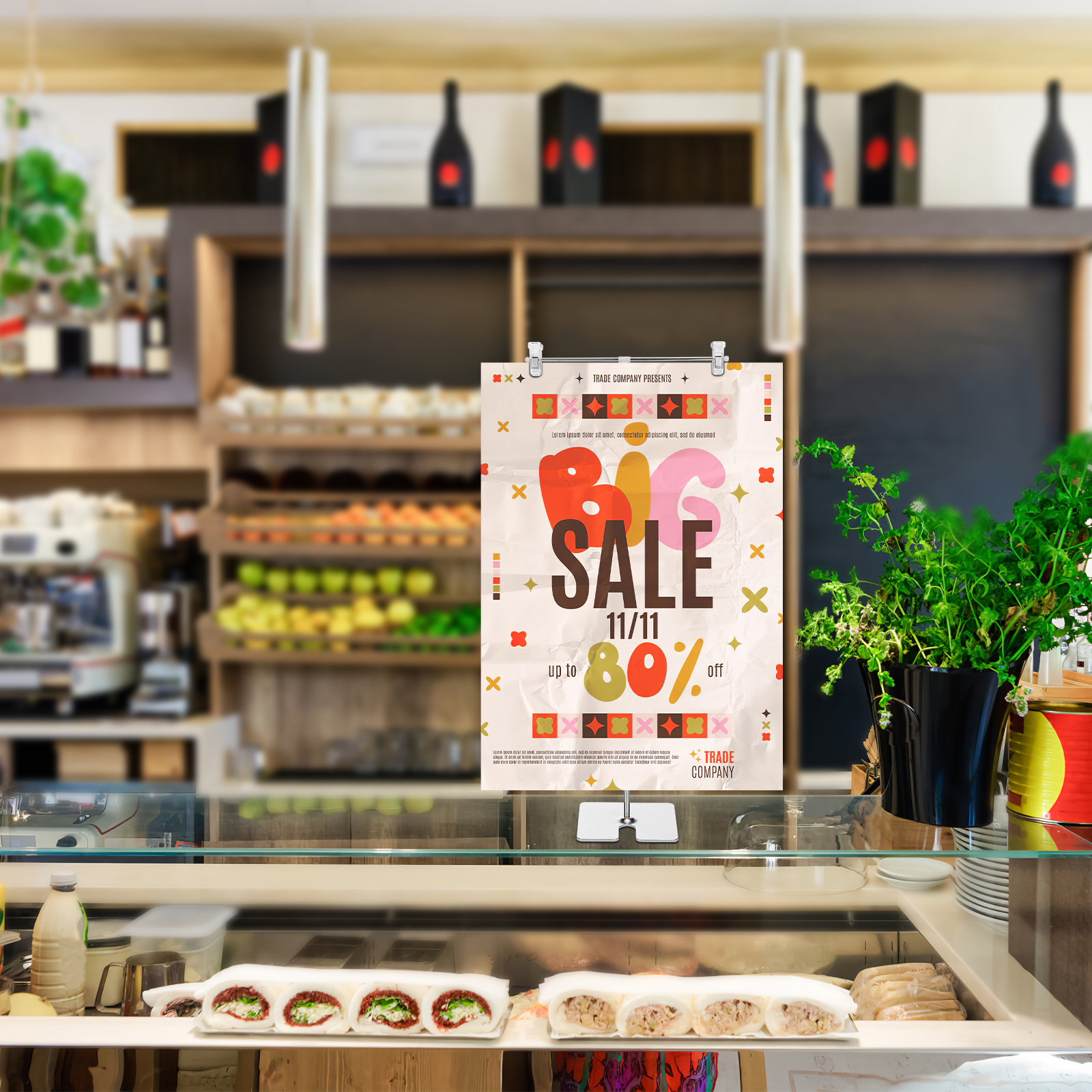 LEXSOMEO 2 Pcs Poster Stands Retractable Banner Stand Advertising Stand ...