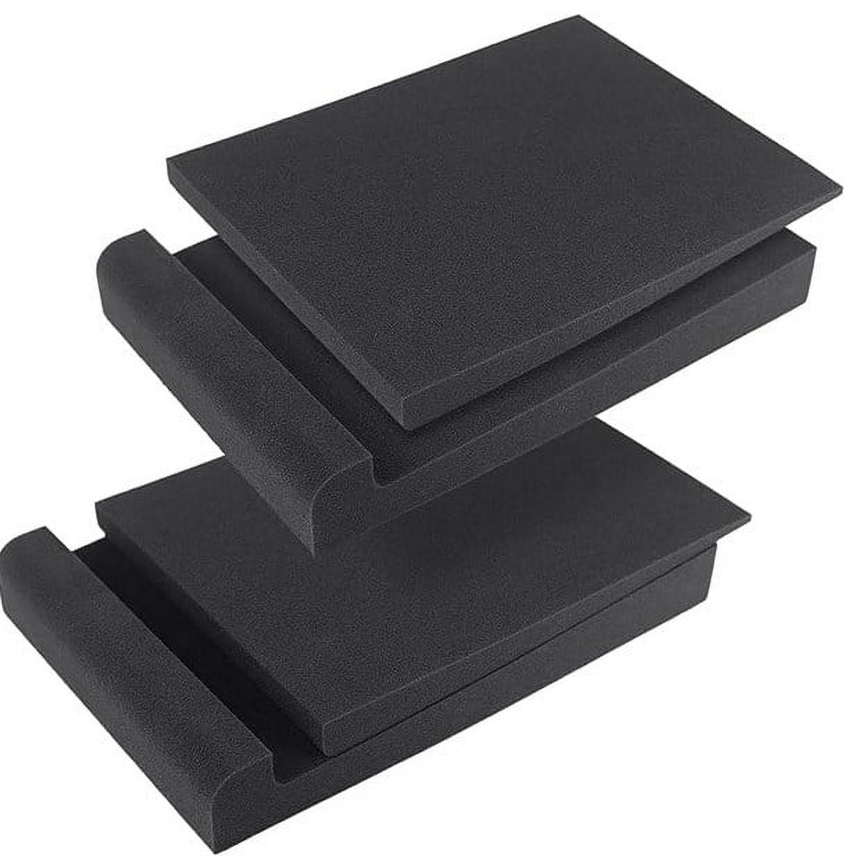 RENACLIPY Acoustic Panels Soundproofing Black 2Set - Walmart.com