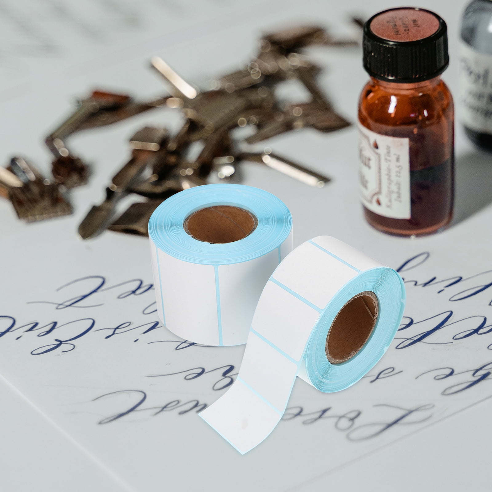 RENACLIPY White Thermal Label Roll with Self Adhesive for Address Tags ...