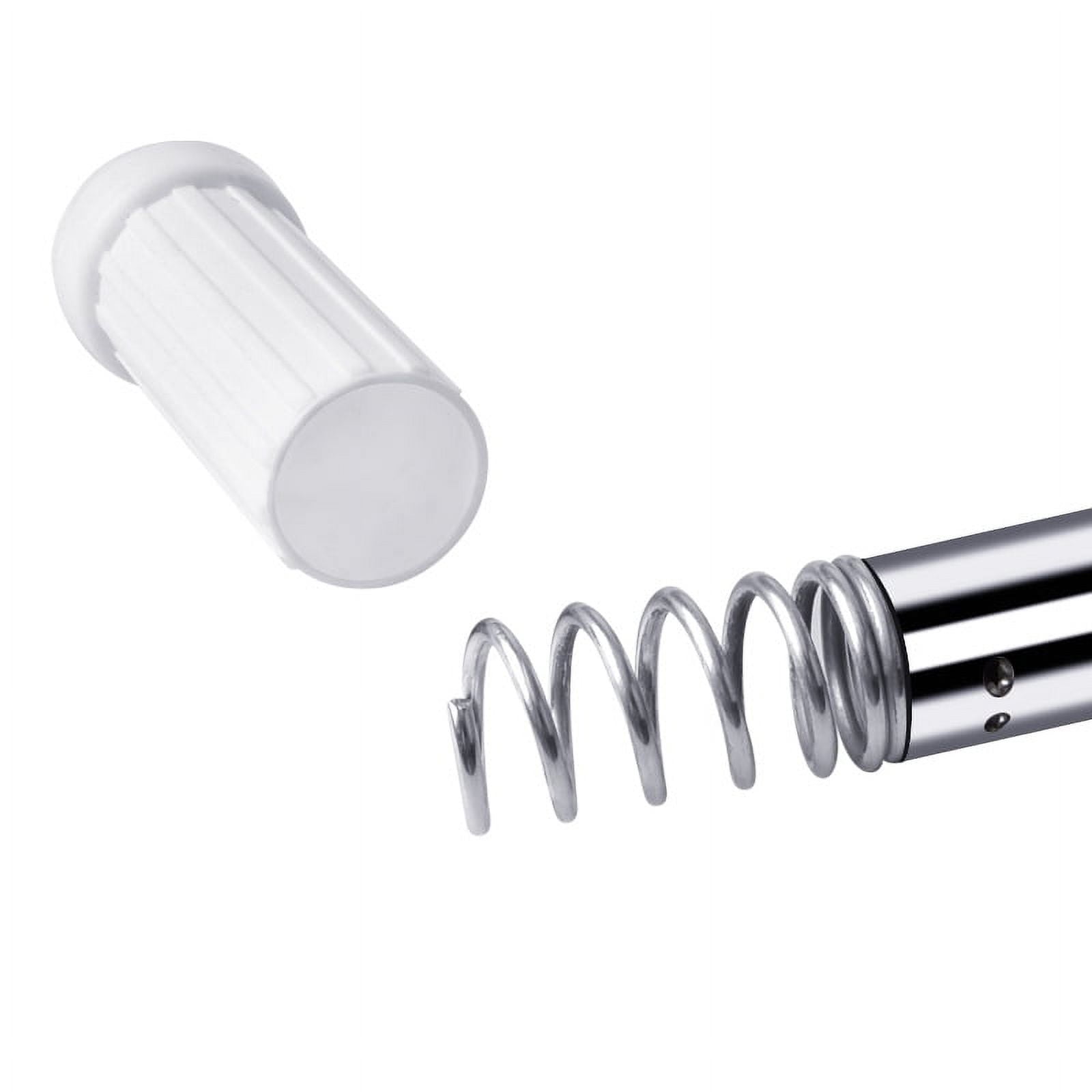 LEXSOMEO 2 Sets Shower Rod Cover Curtain Rod Finials Replacement With ...