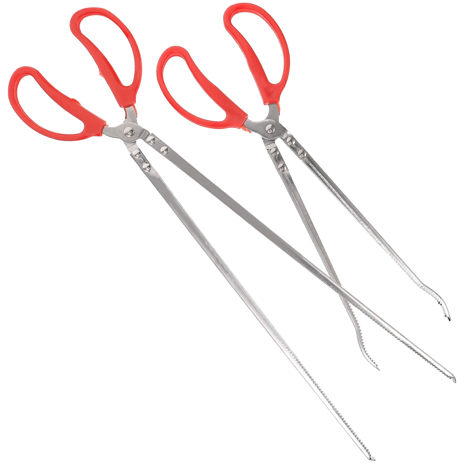 LEXSOMEO 2 pcs Fish Catching Clamp Crab Grabber Tong Loach Tong Sea ...