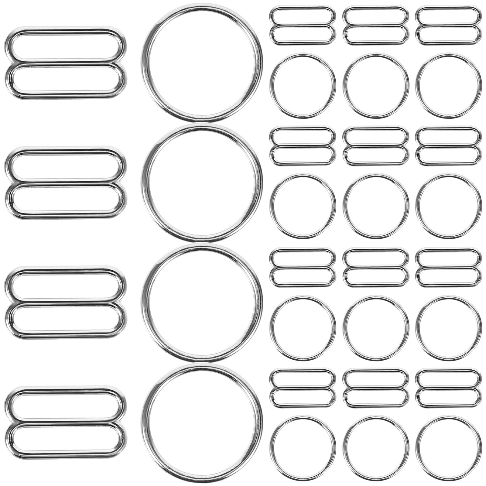 LEXSOMEO 20 Pairs of Swimsuit Bra Hooks Bra Strap Hooks Bra Strap Slide ...