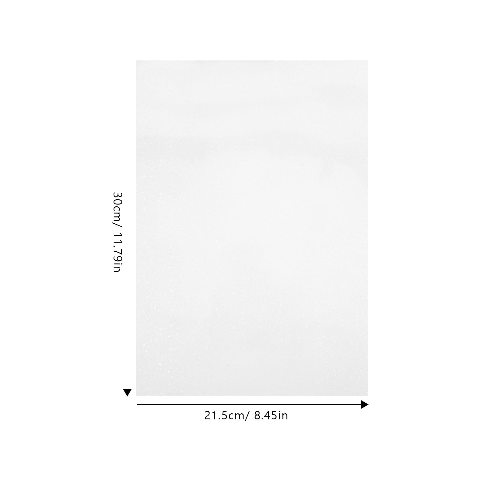 RENACLIPY Multi Purpose White Transparent Star Sticker Paper Printable ...