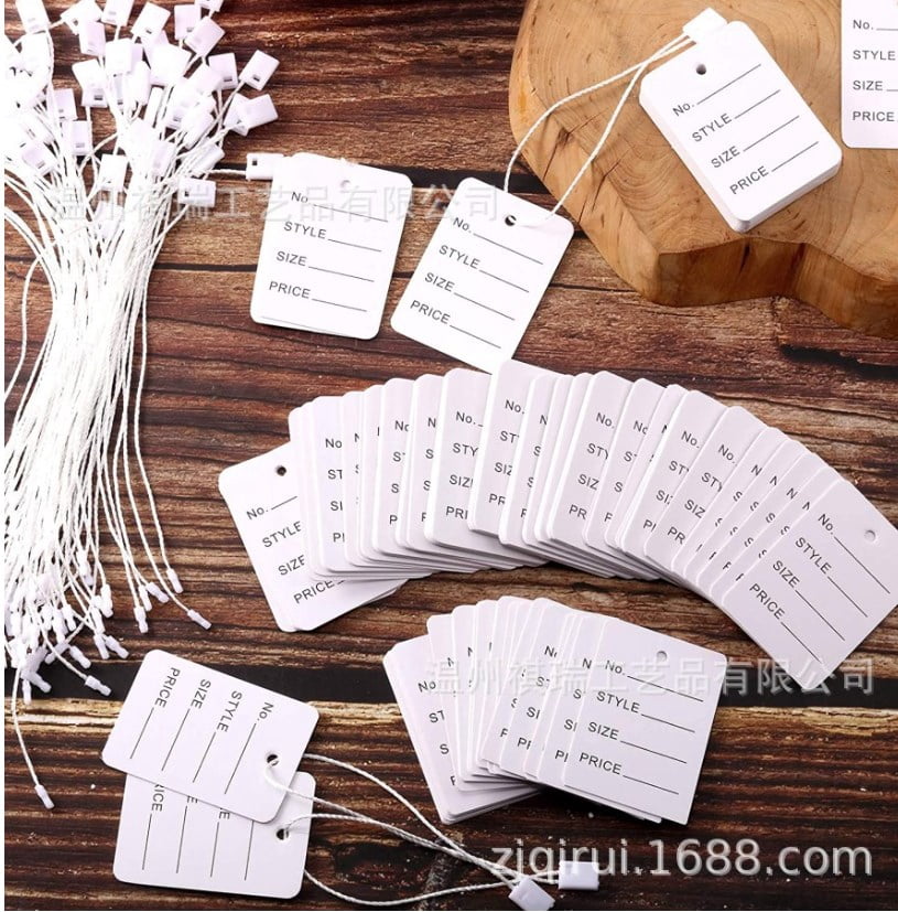 LEXSOMEO 2000pcs Versatile Hang Tags For Jewelry And Clothing Easy-To ...