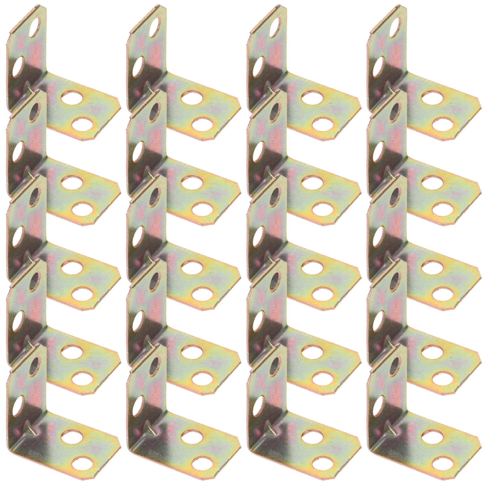 LEXSOMEO 20Pcs Metal L-Shape Corner Brace Bracket Right Angle Bracket ...