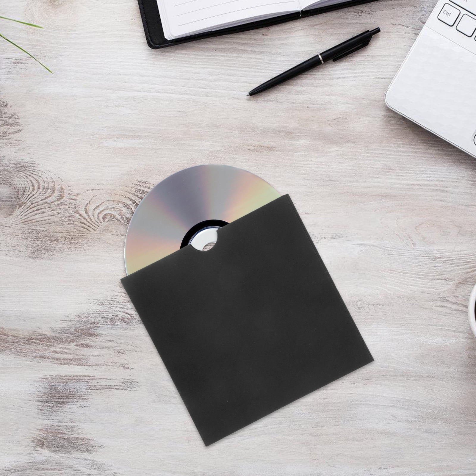 LEXSOMEO 20pcs Cd Dvd Sleeves CD DVD Storage Holder Kraft Paper CD DVD ...