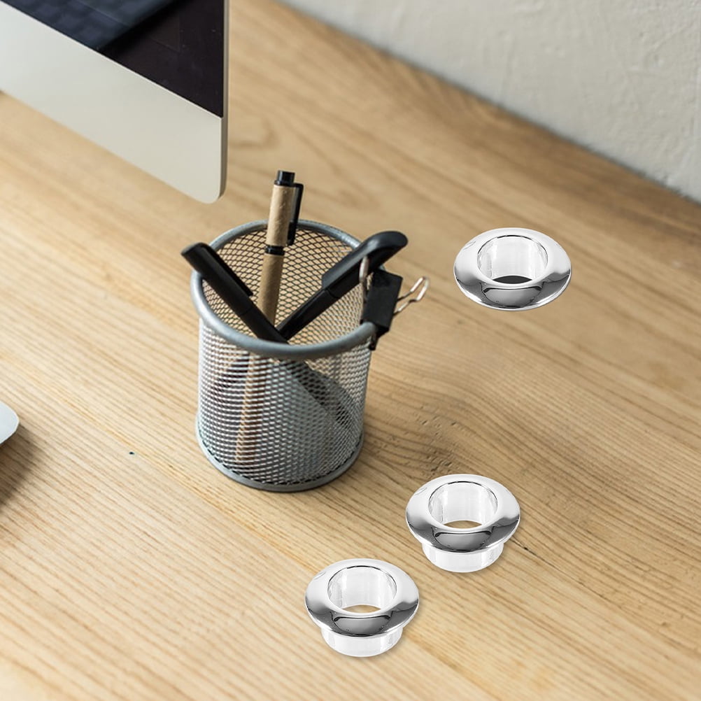 LEXSOMEO 20pcs Desk Wire Grommets Computer Table Wire Hole Covers Cable ...