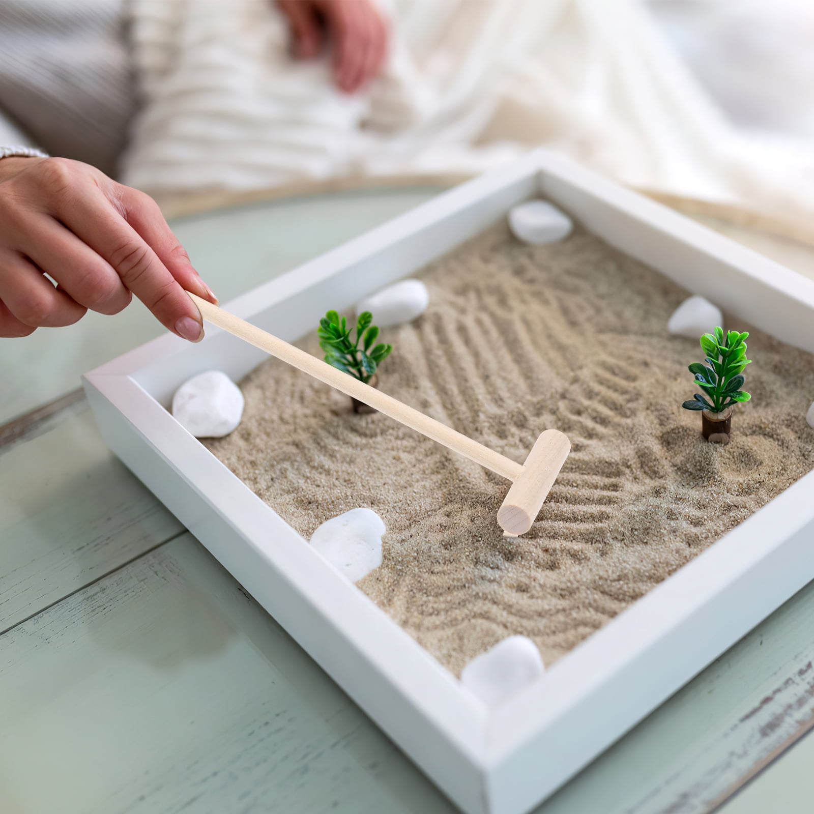 LEXSOMEO 20pcs Mini Zen Garden Rake Tools Zen Garden Plastic Sand Rake ...