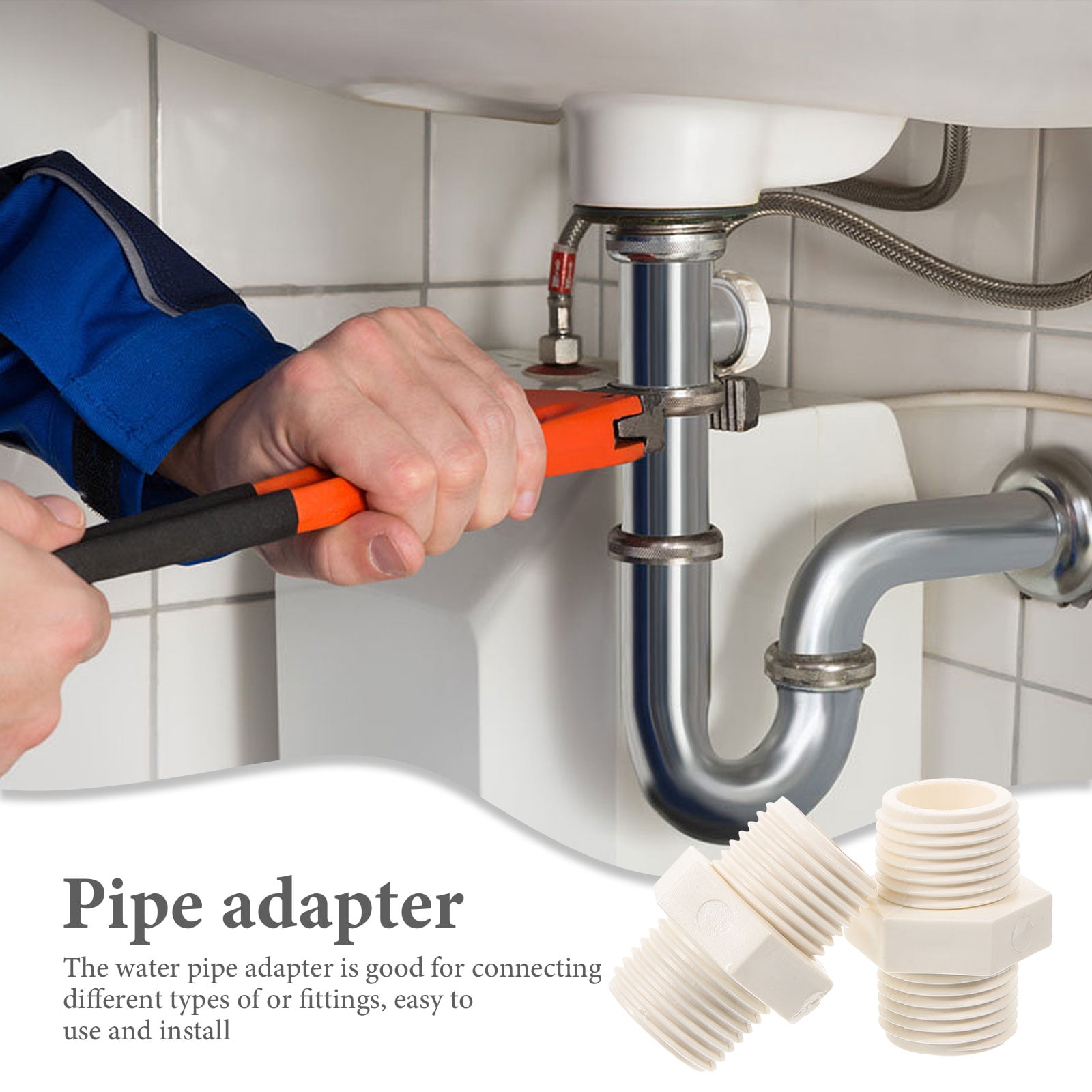 LEXSOMEO 20pcs Pipe Fittings Reusable Water Pipe Connectors Water Pipe ...