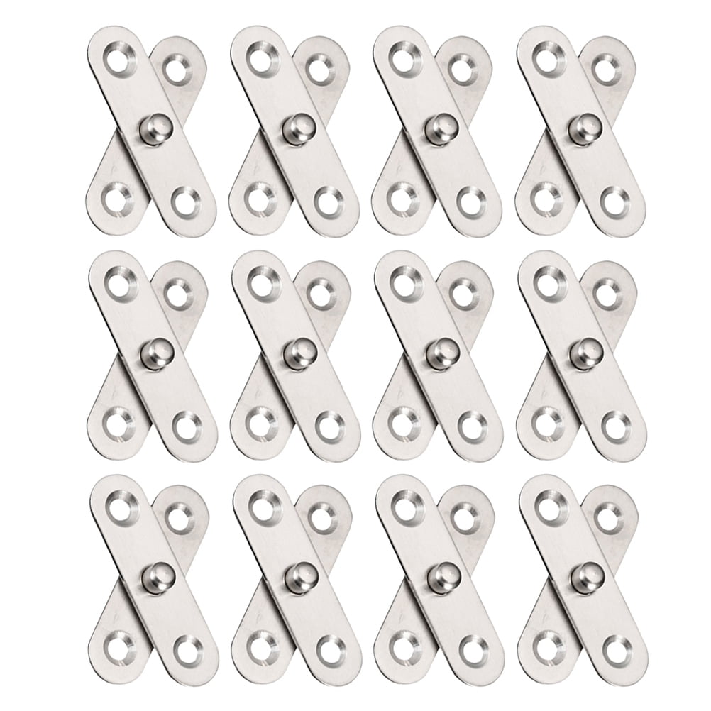 LEXSOMEO 24pcs Door Pivot Hinge 360 Degree Concealing Hinges Stainless ...