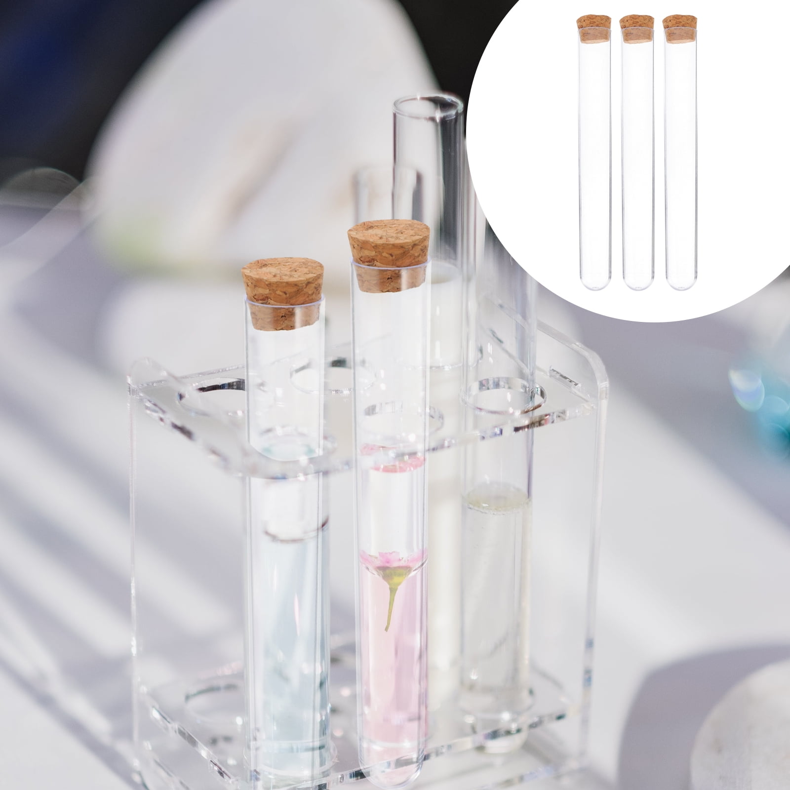 LEXSOMEO 25pcs Small Test Tubes Sample Testing Tubes Liquids Storage ...