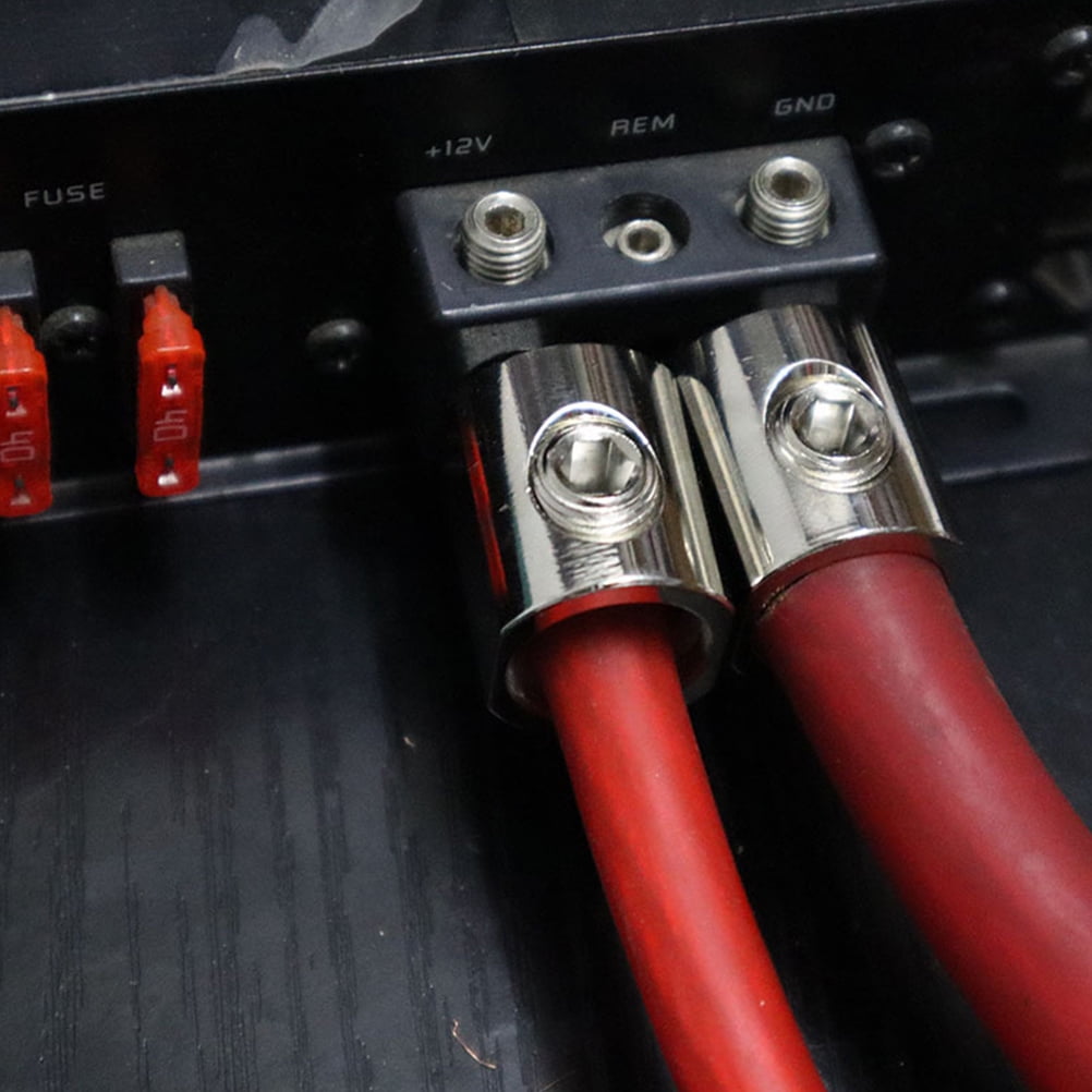 LEXSOMEO 2Pairs Car Audio Wire Reducer Adapter 1/0 Gauge to 4 Gauge ...