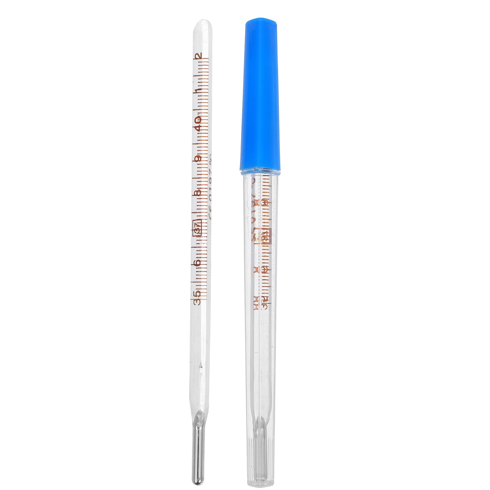 LEXSOMEO 2Pcs High Precision Glass Thermometer for Adults Body ...