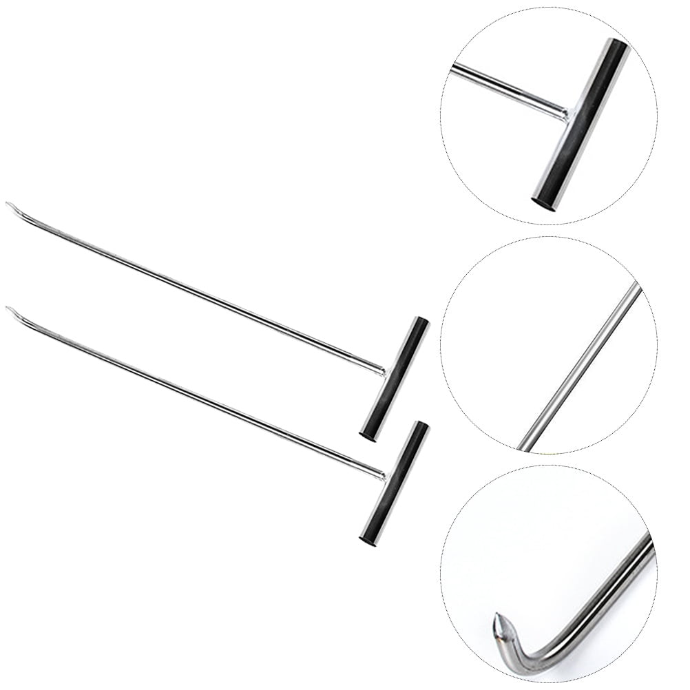 RENACLIPY T Shape Manhole Hook Stainless Steel Frame Pulling Workers ...