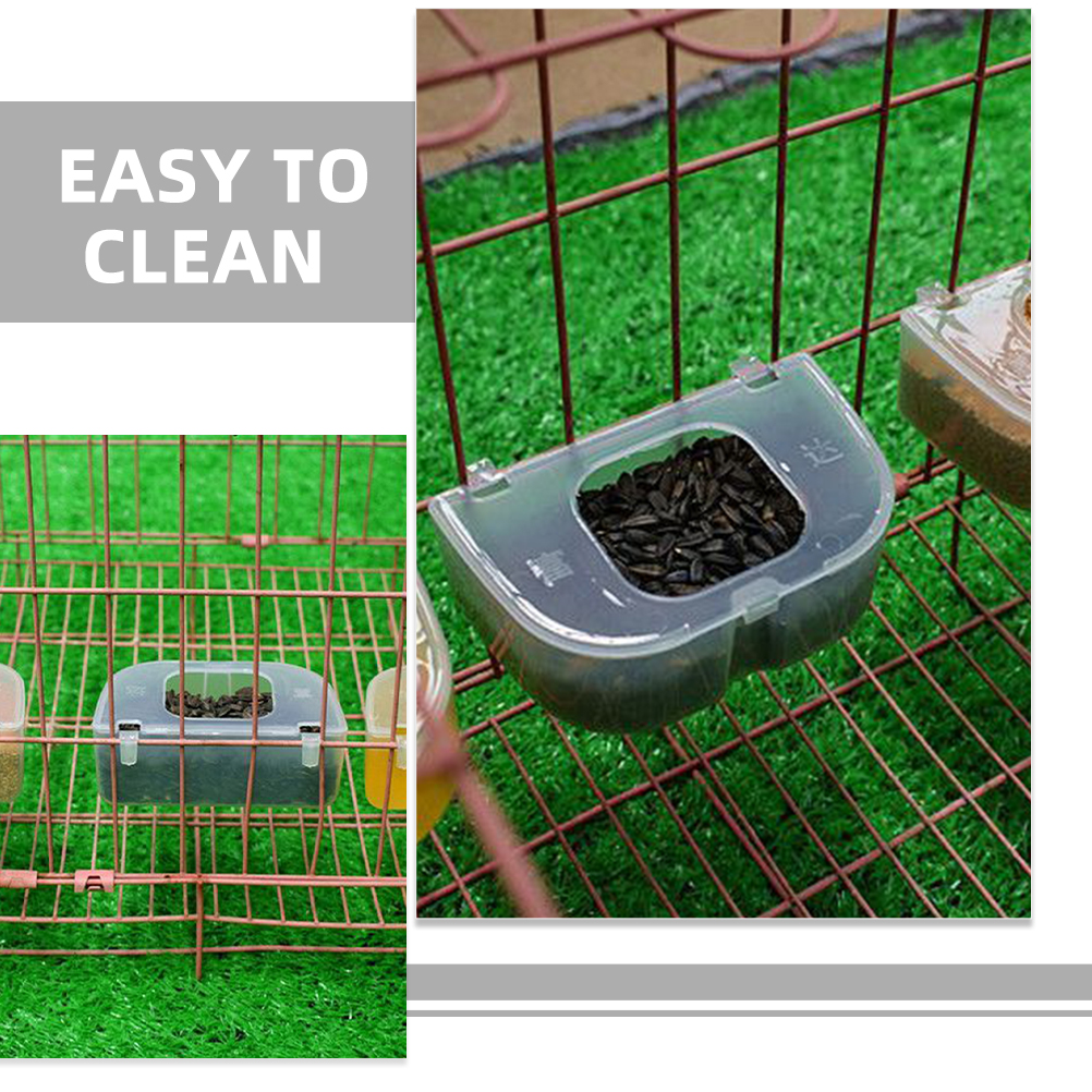 LEXSOMEO 2Pcs Quail Feeder Quail Cage Feeder Pigeon Feeder Bird Cage ...