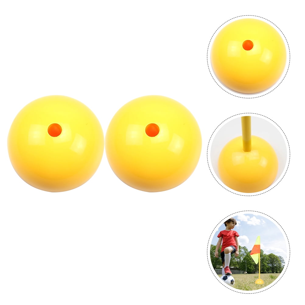 LEXSOMEO 2Pcs Water Injection Base Football Soccer Door Pole Stand ...