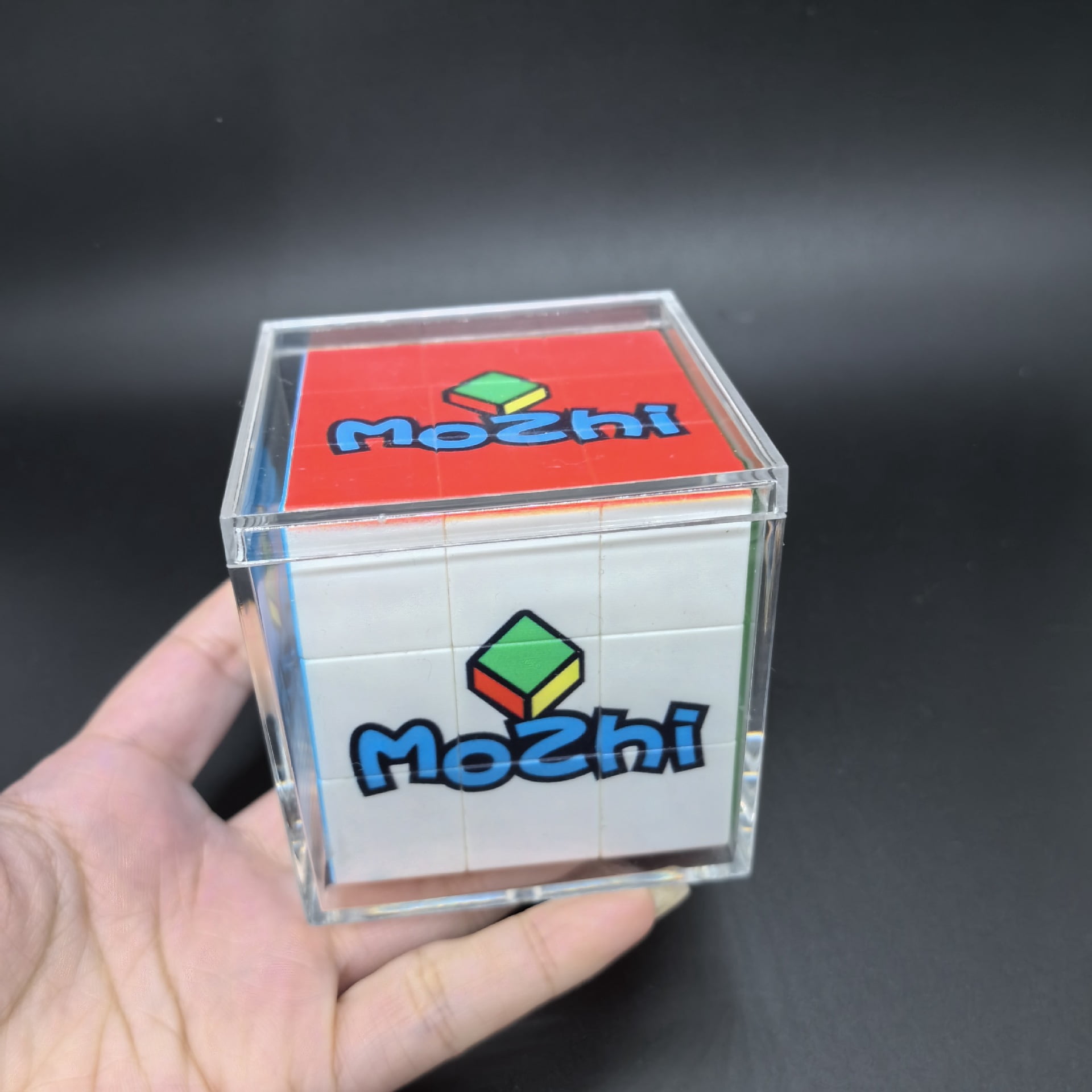 LEXSOMEO 2pcs Acrylic Display Box For Puzzle Cubes Clear Boxes For ...