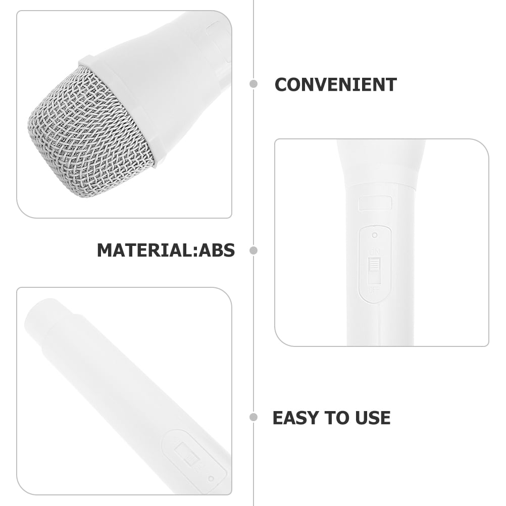 RENACLIPY Pretend Microphone Simulation Microphone Prop for Role ...
