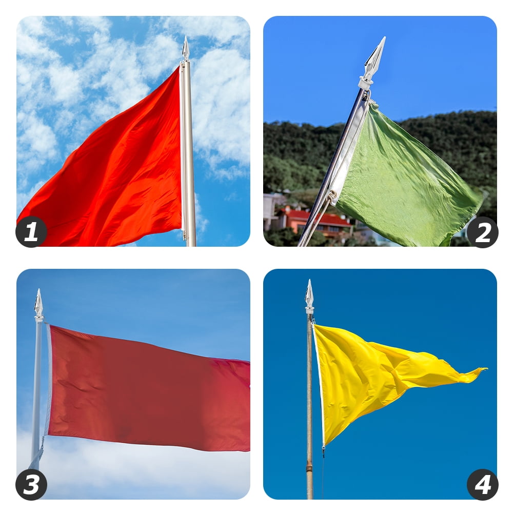 LEXSOMEO 2pcs Golden Flagpole Topper Plastic Flag Pole Topper Flag Pole ...