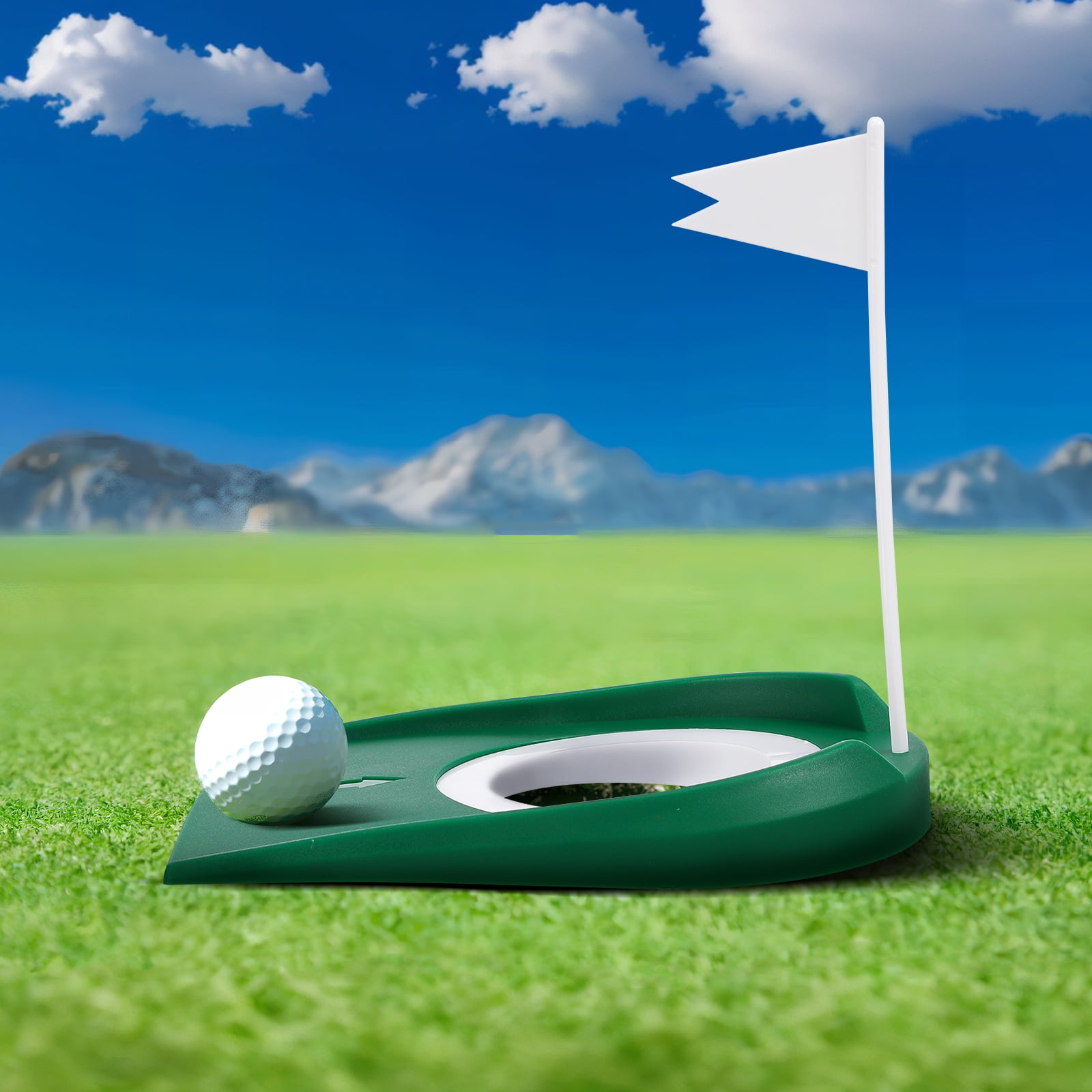 LEXSOMEO 2pcs Golf Putting Cups Indoor Golf Putting Trainer Aids ...