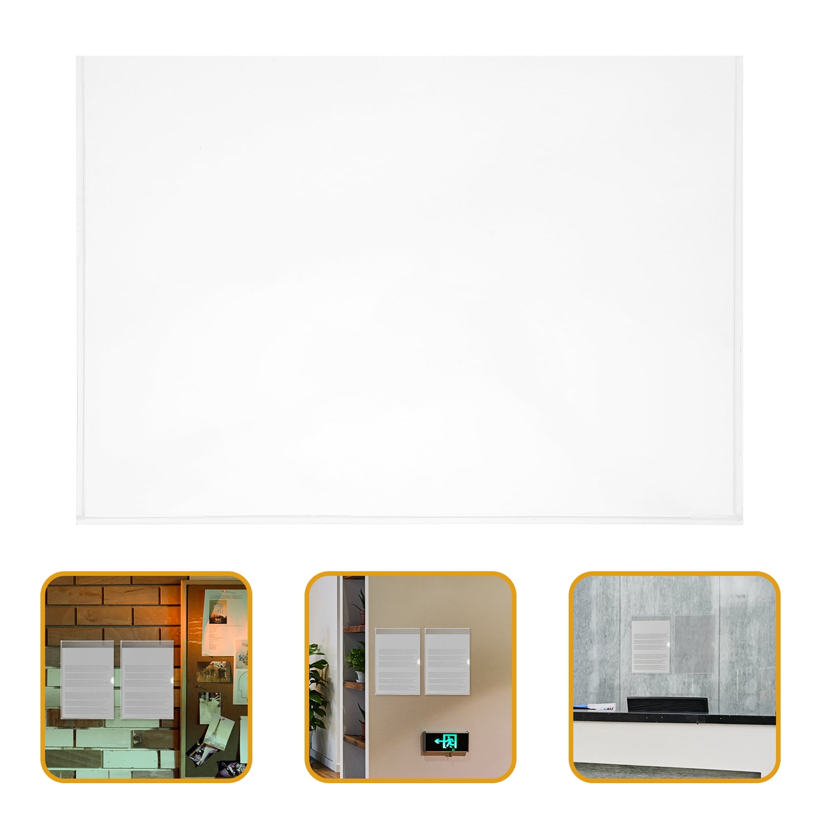 COOPHYA Adhesive Business Card Holder File Display Holder Acrylic ...