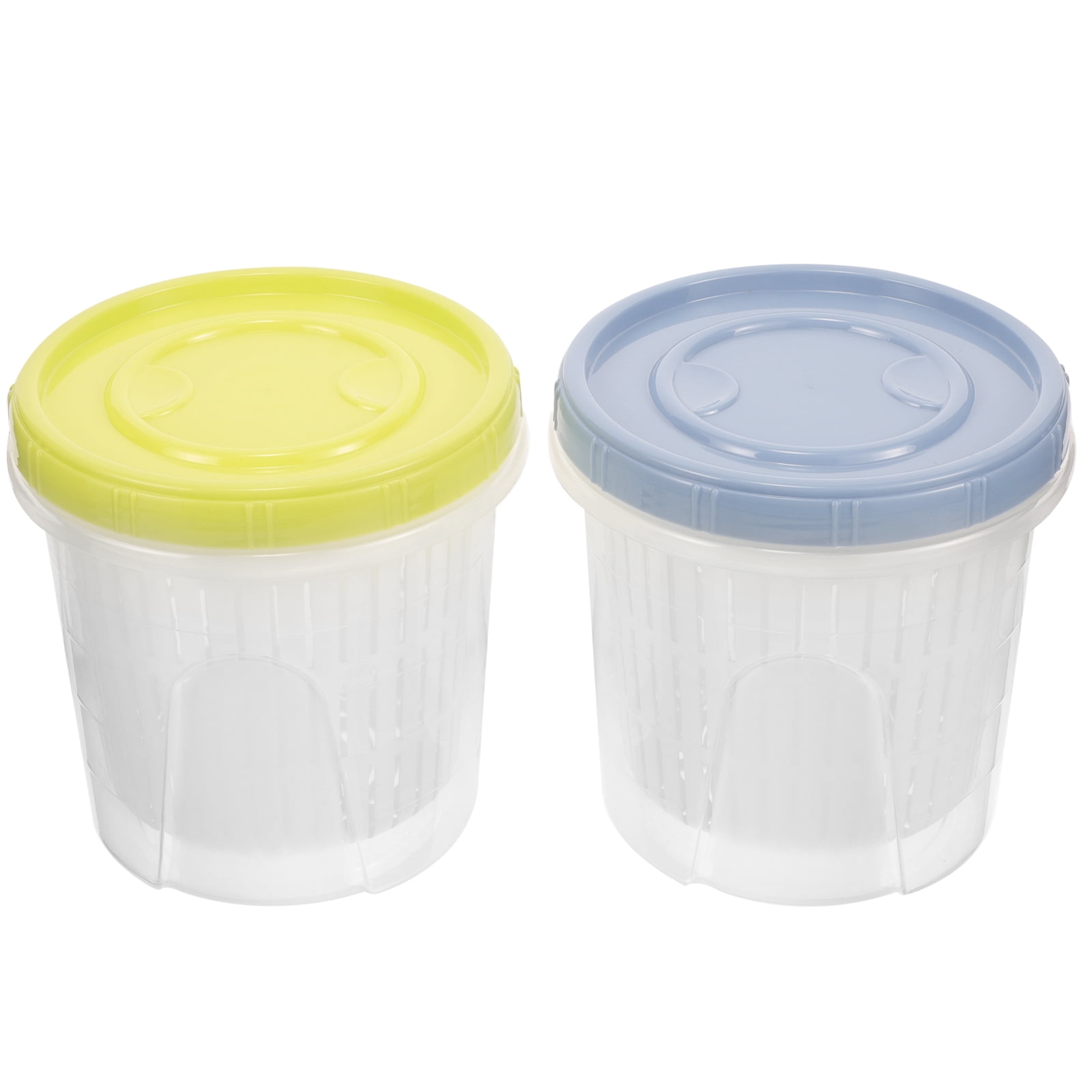 LEXSOMEO 2pcs Pickle Jar With Strainer Insert Pickle Storage Container ...