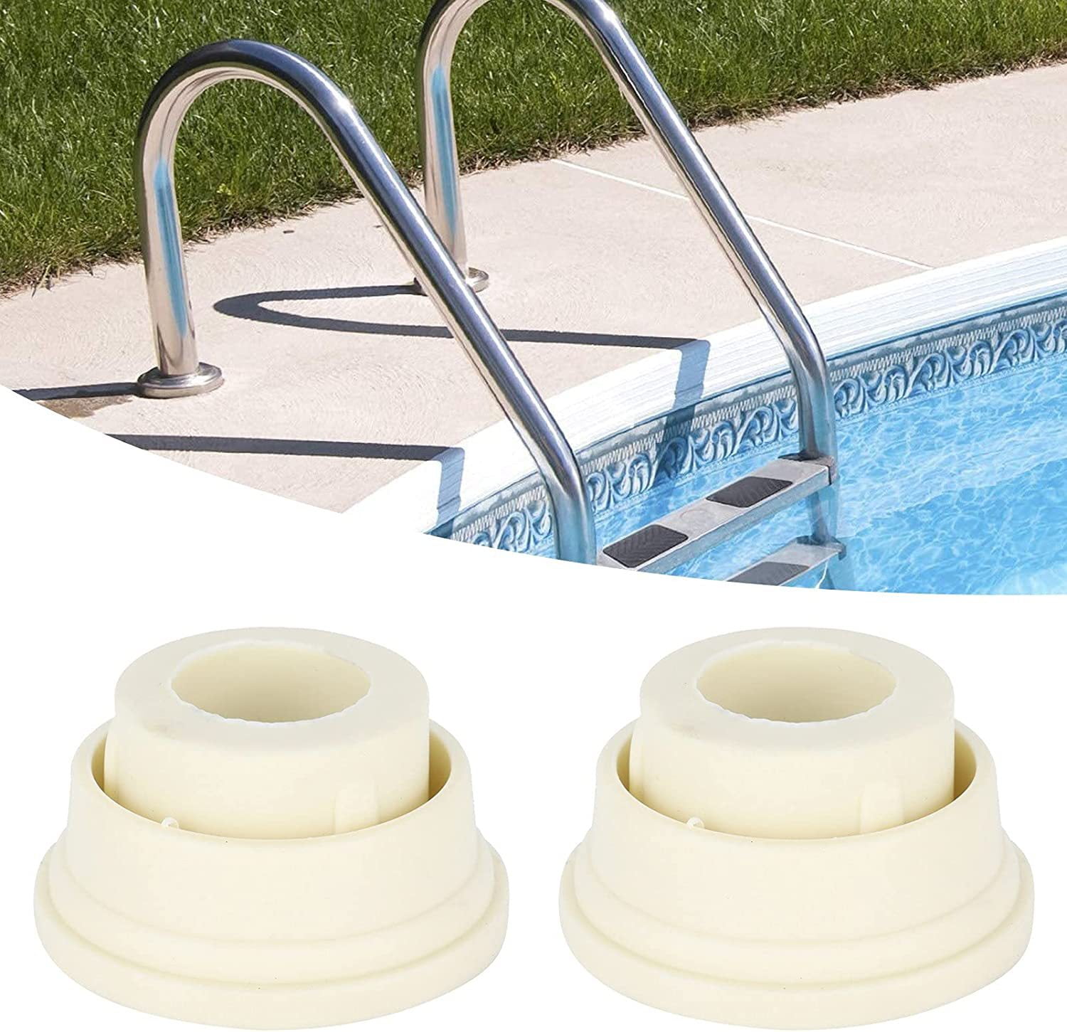LEXSOMEO 2pcs Pool Ladder Caps Pool Ladder Protectors Foot Covers ...