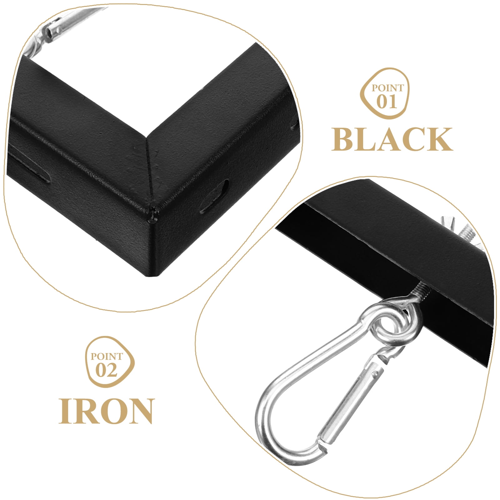 LEXSOMEO 2pcs Projector Screen Bracket L Bracket Projector Wall Mount ...