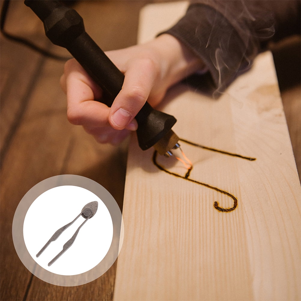 2pcs Wood Burning Pen Heads Pyrography Tool Nibs Electric Pyrography ...