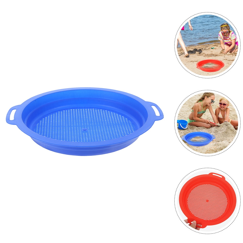 LEXSOMEO 2pcs Sand Sieve Beach Toy Beach Sand Toy Mesh Filter Fine Mesh ...