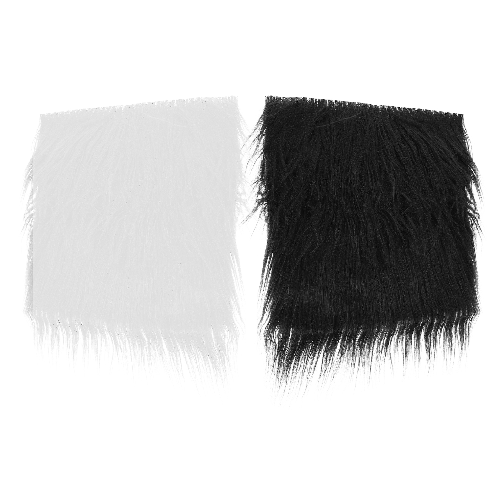 LEXSOMEO 2pcs Square Faux Fur Fabric Square Faux Fur Shaggy Fur Fabric ...