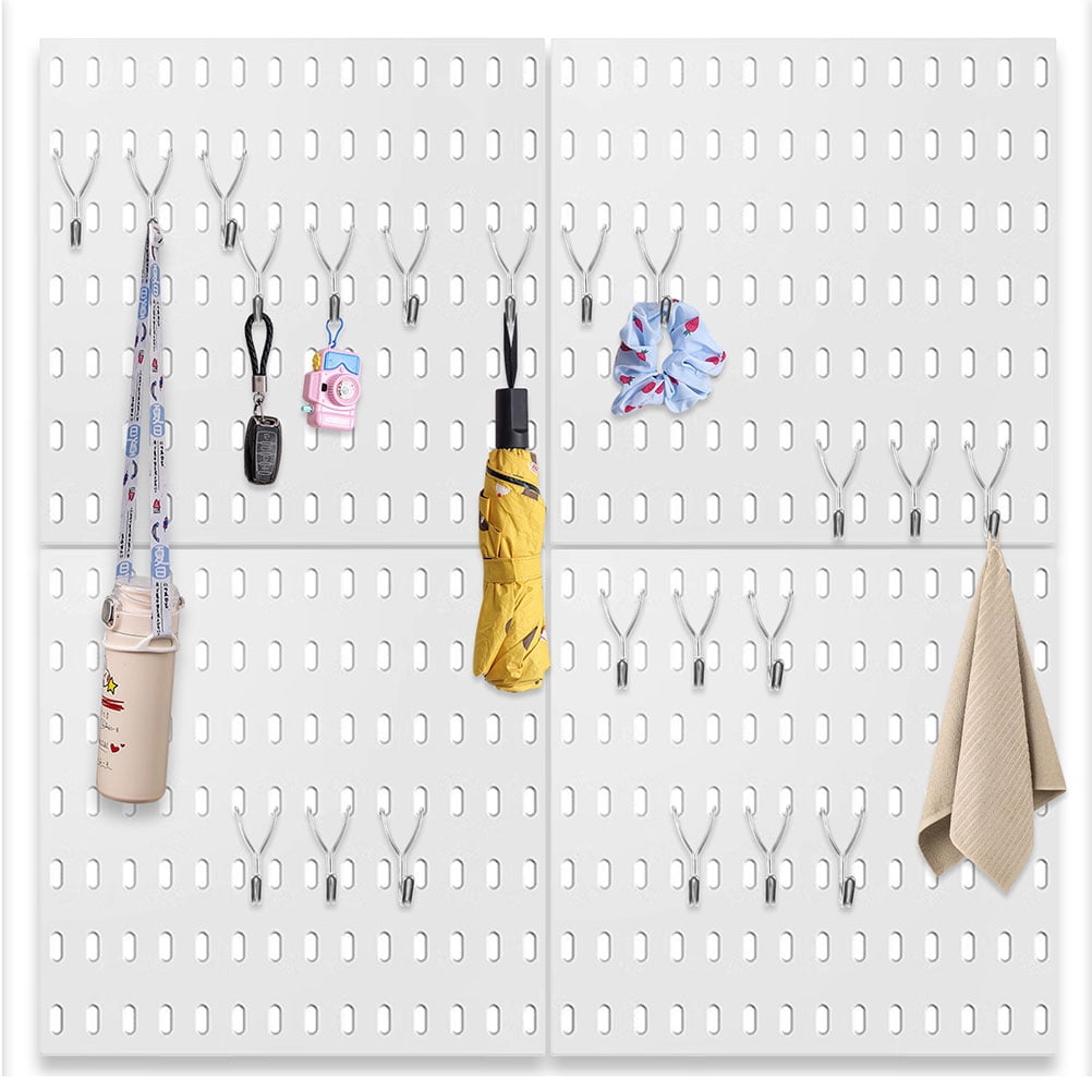 LEXSOMEO 30Pcs Peg Board Hooks for Hanging Tools Heavy Duty Pegboard ...