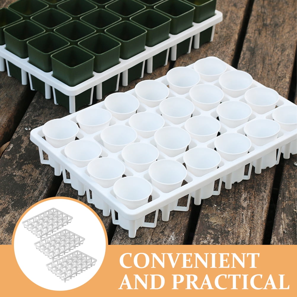 LEXSOMEO 3Pcs Square Hole Plant Pot Storage Holders Vegetable ...