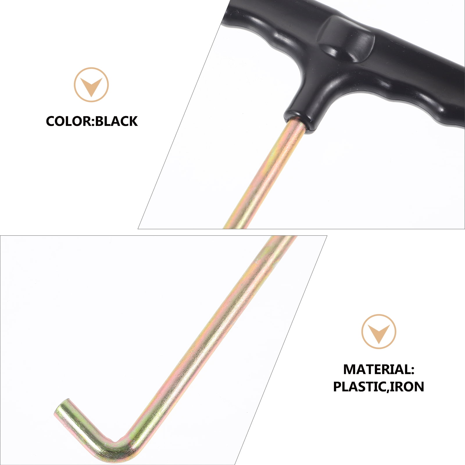 RENACLIPY 3Pcs Shoe Puller Tool Plastic Black for Easy Shoelace ...