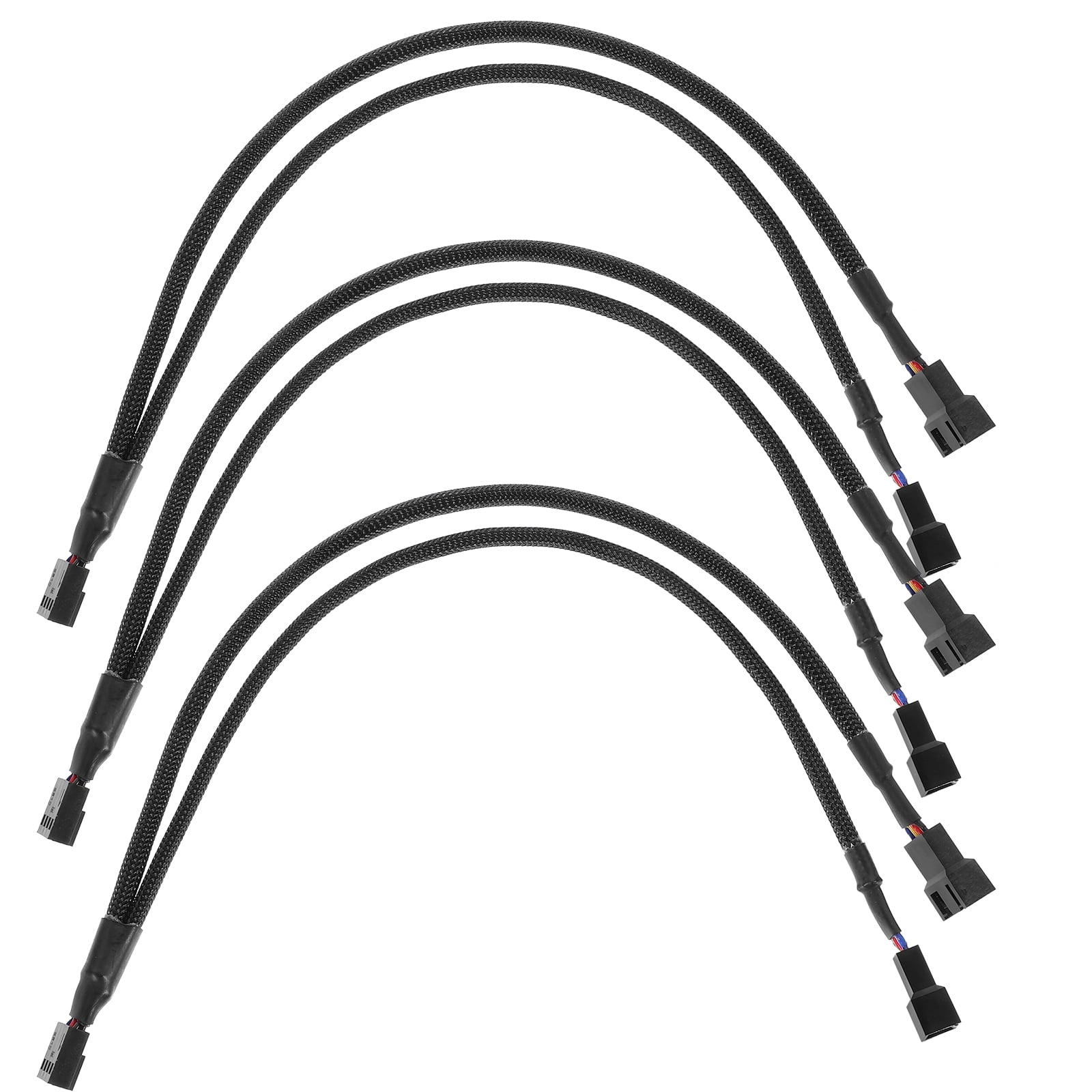 LEXSOMEO 3pcs Splitter Cables 4 Pin Splitter Cable Computer Main Board ...