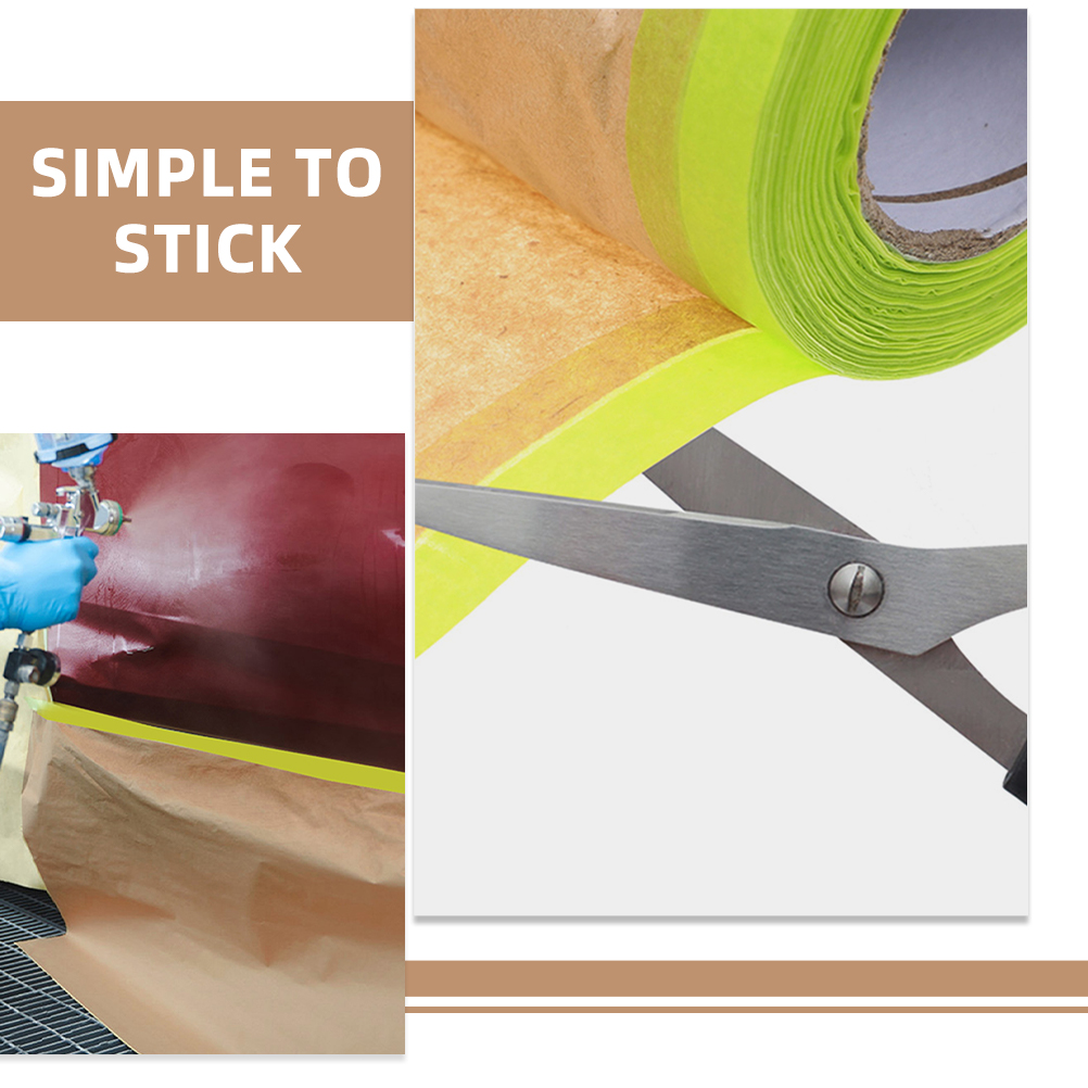 LEXSOMEO 4 Rolls of Automotive Masking Film Motorcycle Masking Film ...