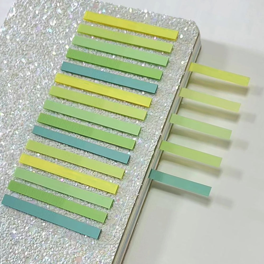 RENACLIPY Assorted Color Ultrathin Indexing Book Tabs for Study and ...