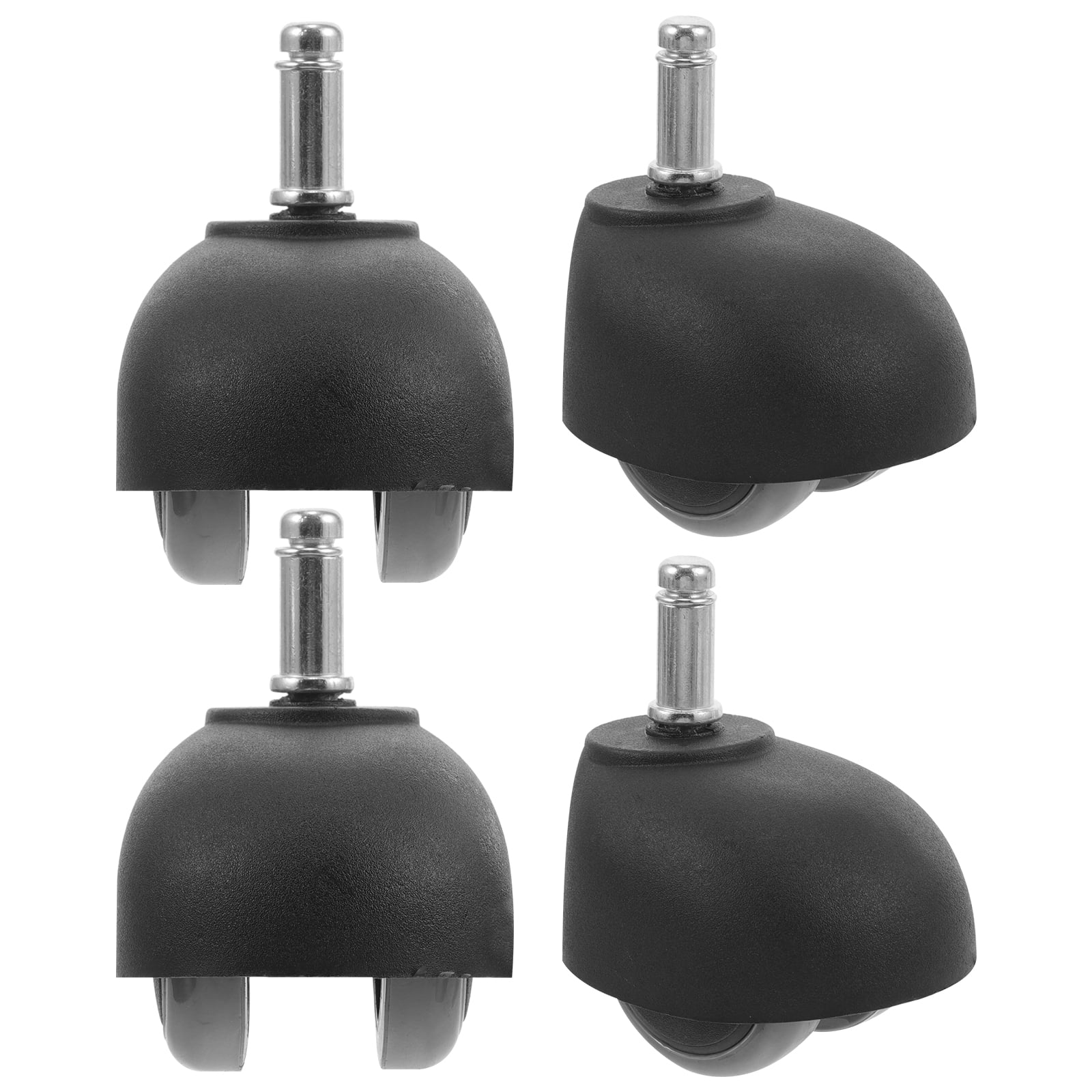 LEXSOMEO 4 pcs Small Caster Wheels Office Chair Caster Wheels Furniture ...