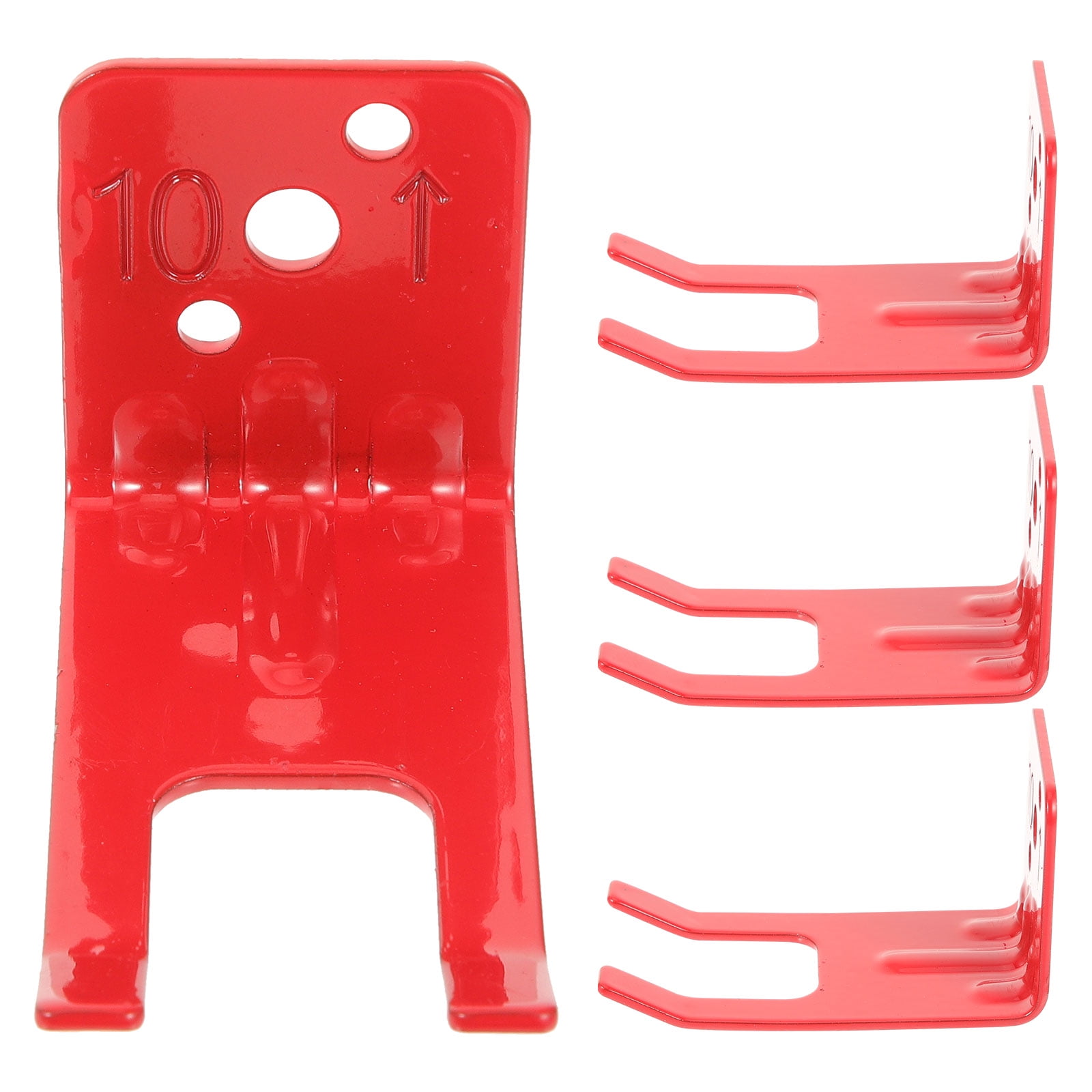 LEXSOMEO 4Pcs Fire Extinguisher Bracket L Type Wall Hanging Single Hook ...