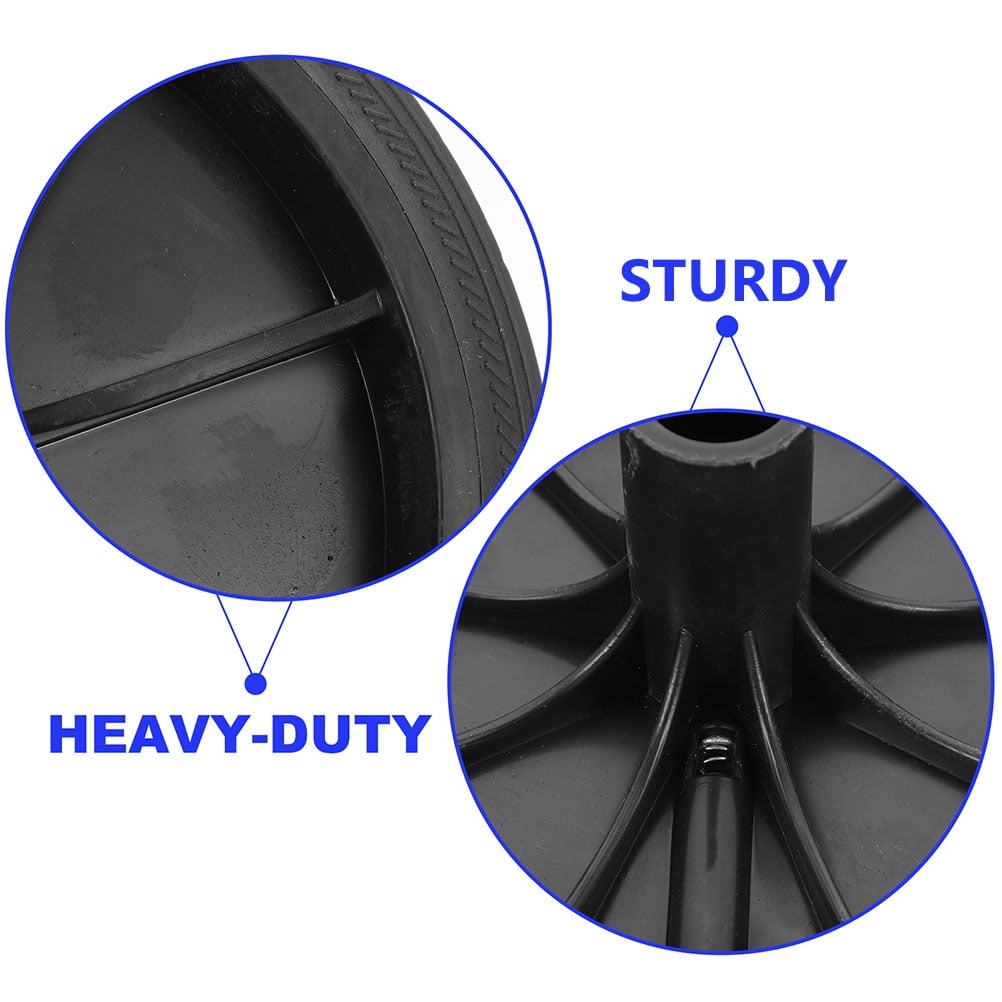 LEXSOMEO 4Pcs Trash Can Wheel Replacement Trash Bin Wheel Replacement ...