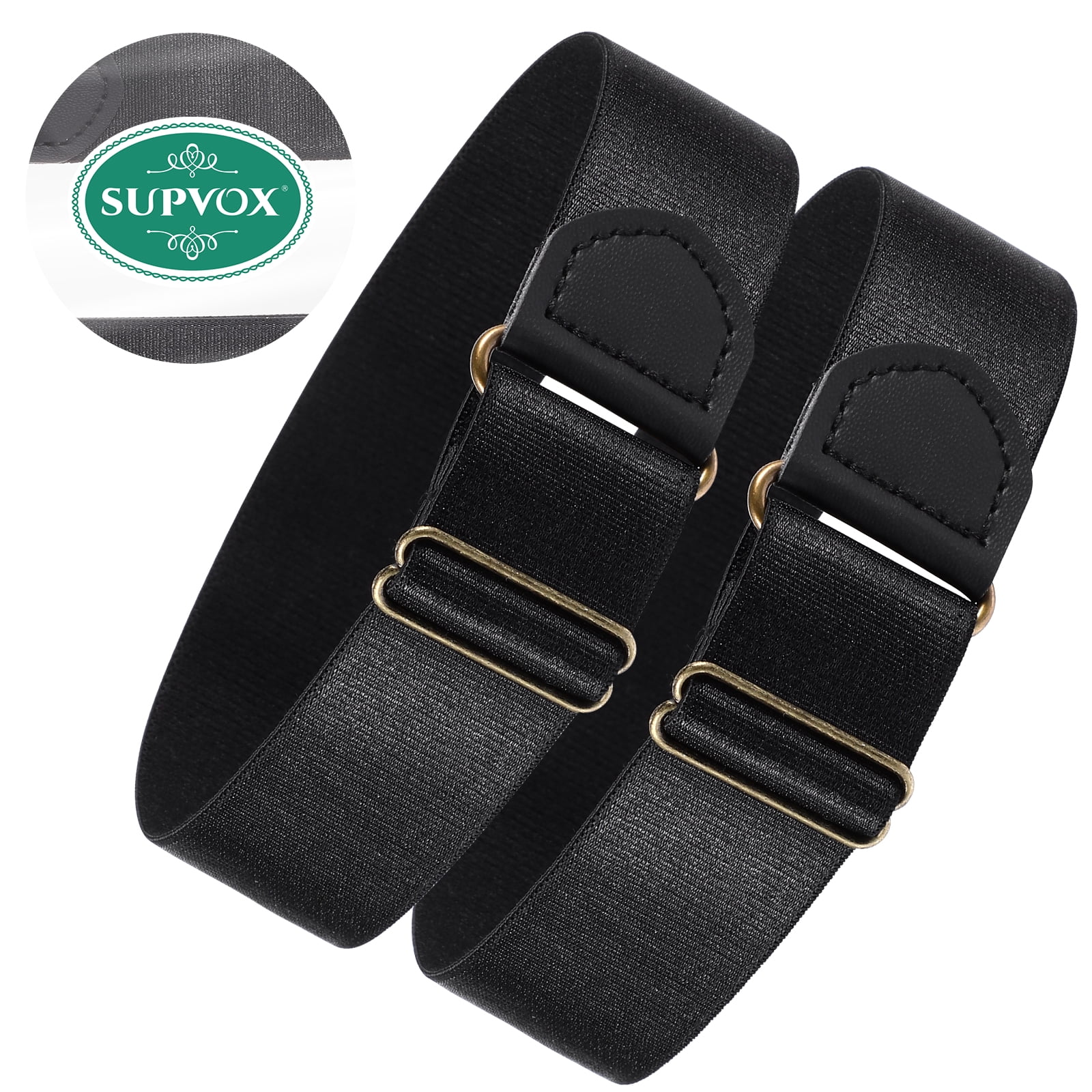 LEXSOMEO 4pcs Arm Band Sleeve Garters For Men Women Elastic Shirt Long ...