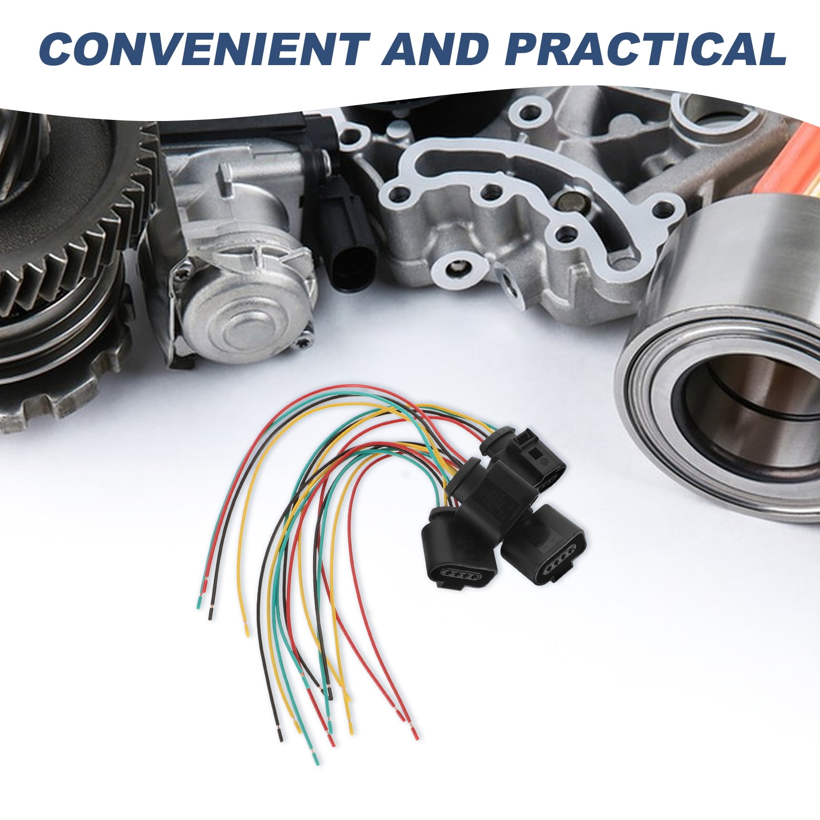 LEXSOMEO 4pcs Automotive Ignition Coil Wire Harness Kit Wire Harness ...